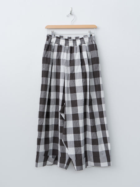 Namu Shop - Toogood The Baker Trouser - Tablecloth Gingham Coffee
