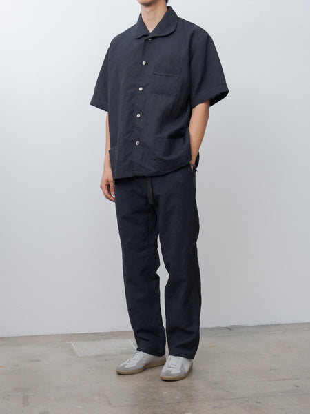 Namu Shop - Fujito N.O.UN Beltless Trouser - Dark Navy