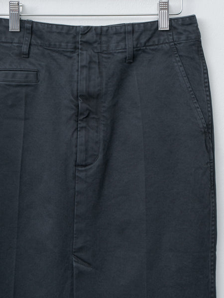 Namu Shop - Auralee Product Dyed Finx Chino Skirt - Black