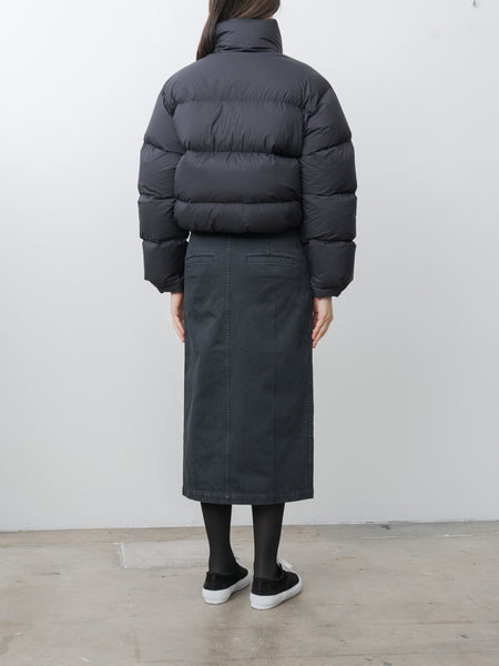 Namu Shop - Auralee Product Dyed Finx Chino Skirt - Black